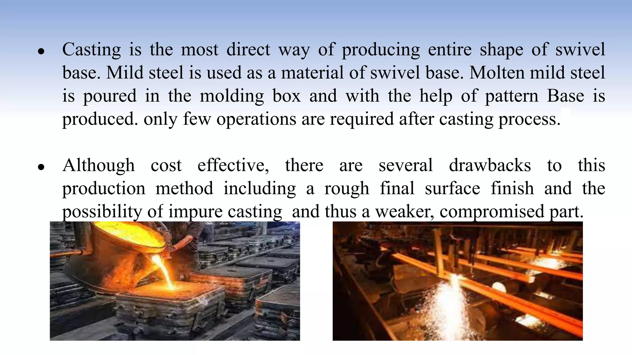 Swivel base vice Production Manufacturing | PPTX