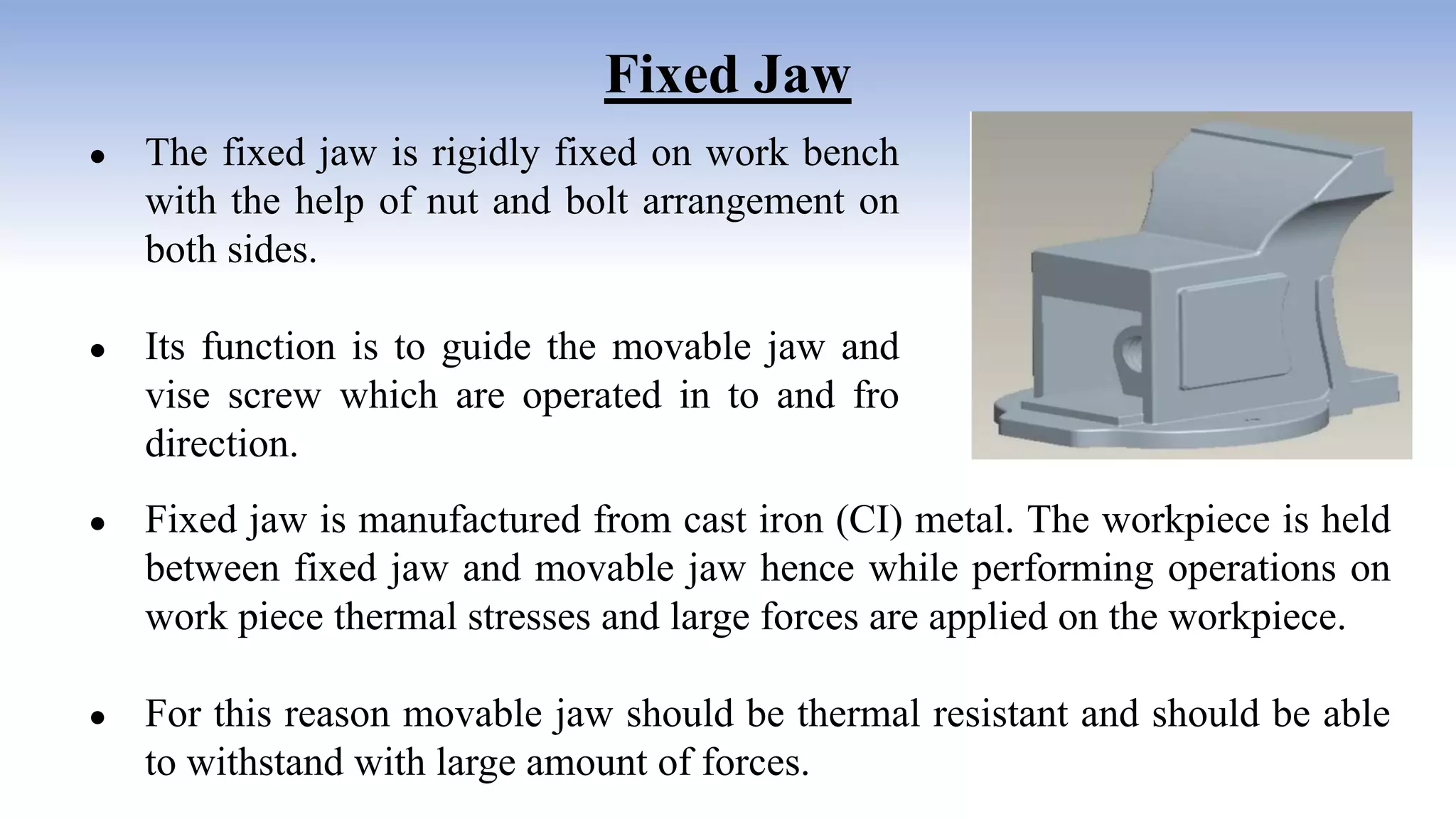 Swivel base vice Production Manufacturing | PPTX