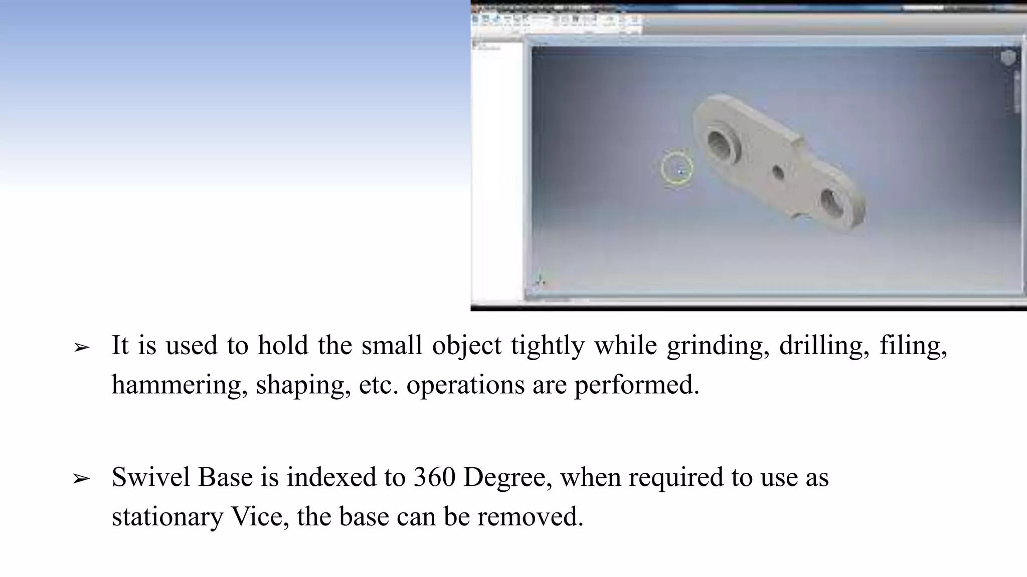 Swivel base vice Production Manufacturing | PPTX