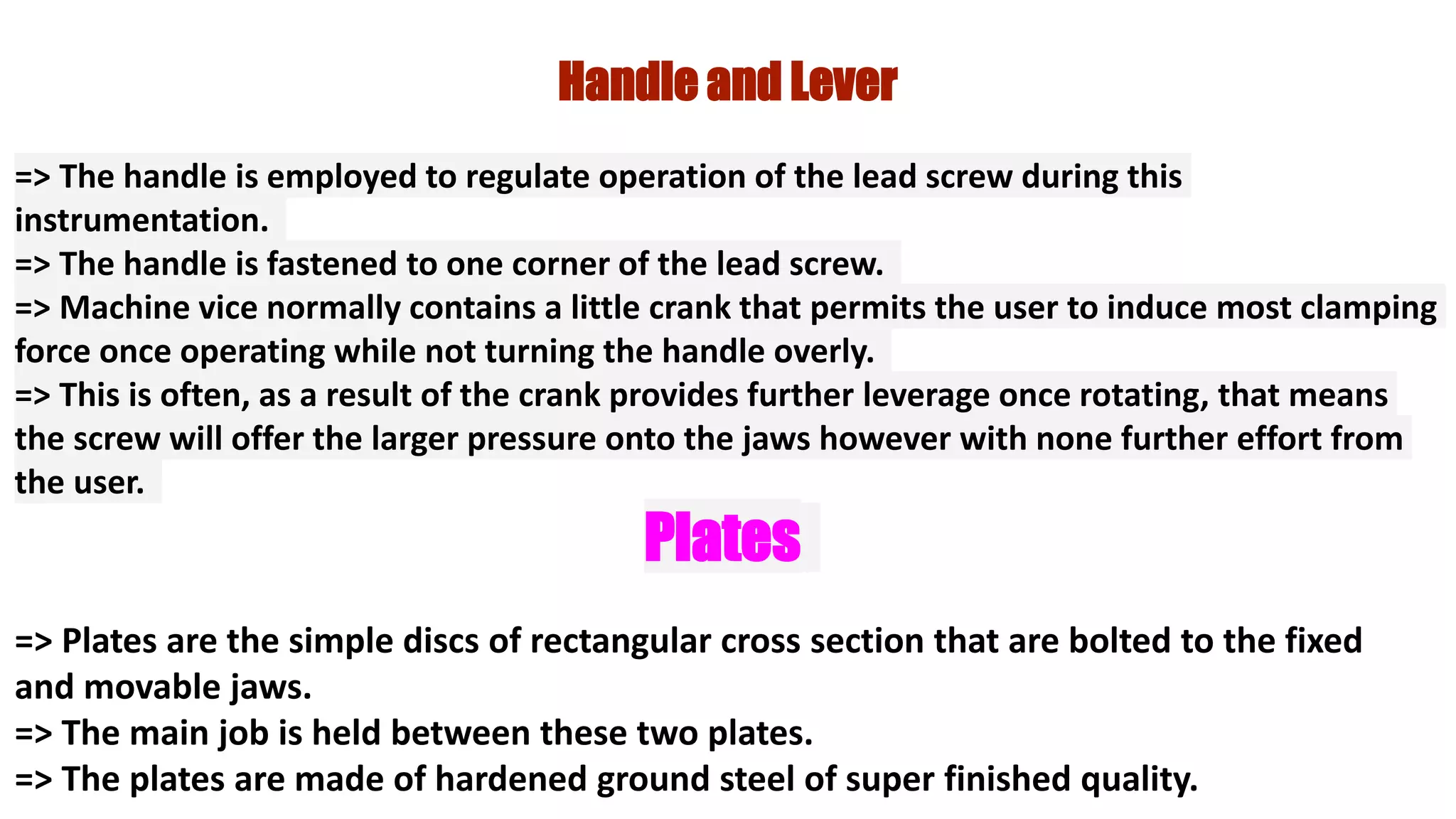 Swivel base vice Production Manufacturing | PPTX