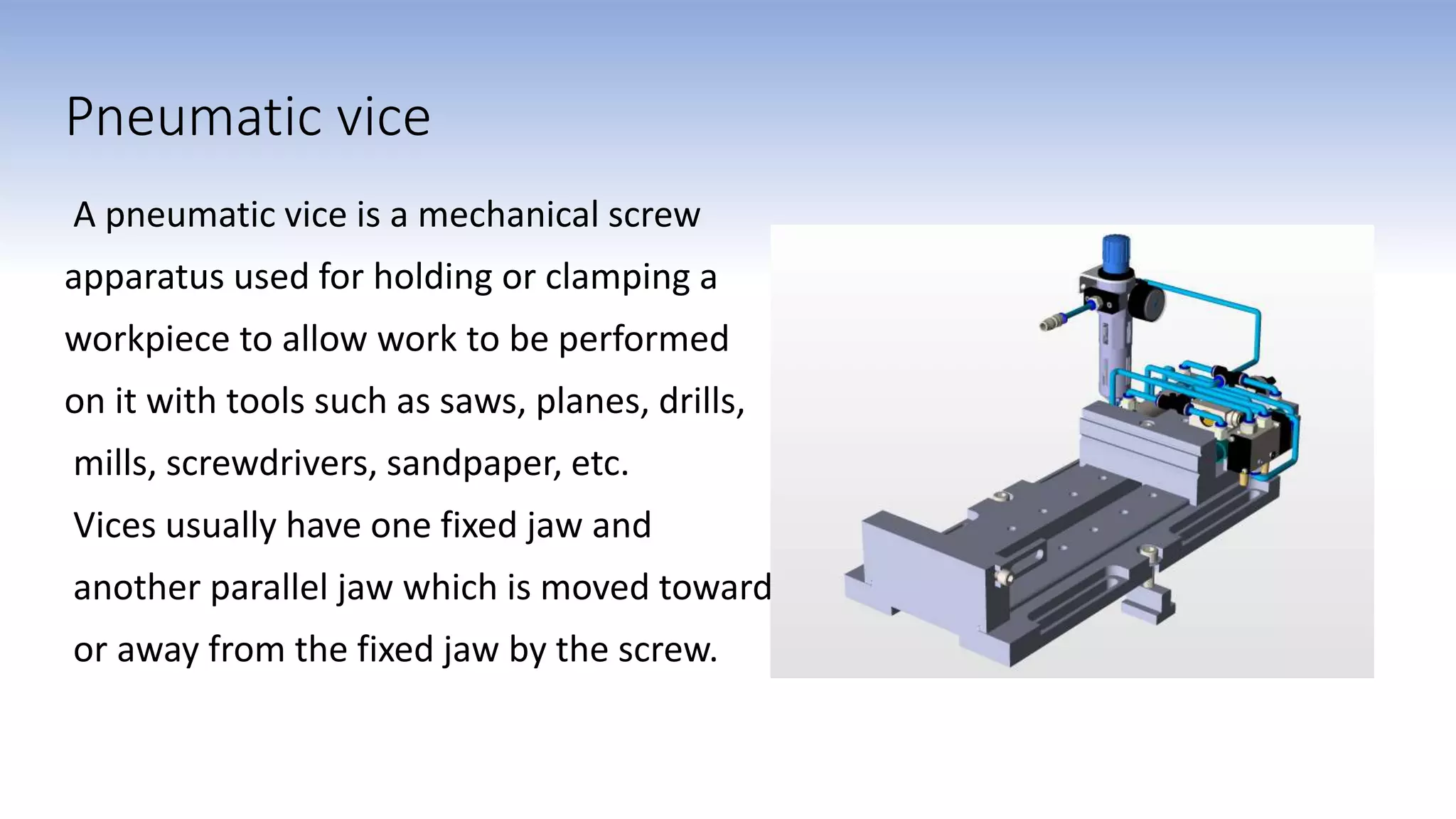 Swivel base vice Production Manufacturing | PPTX