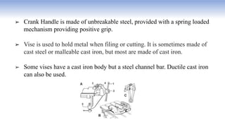 Swivel base vice Production Manufacturing | PPTX