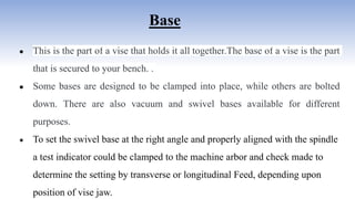 Swivel base vice Production Manufacturing | PPTX