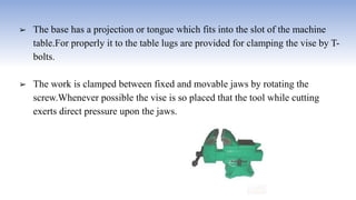 Swivel base vice Production Manufacturing | PPTX