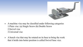 Swivel base vice Production Manufacturing | PPTX