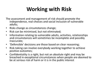 Swk1003 Managing Safeguarding | PPTX