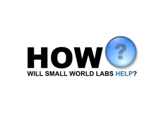 Small World Labs | PPT | Business | Business and Finance