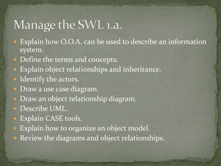 SWL Chapter 5 | PPTX