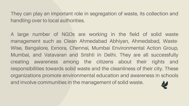 Solid Waste Management (India) | PDF | Environmental Services Industry ...