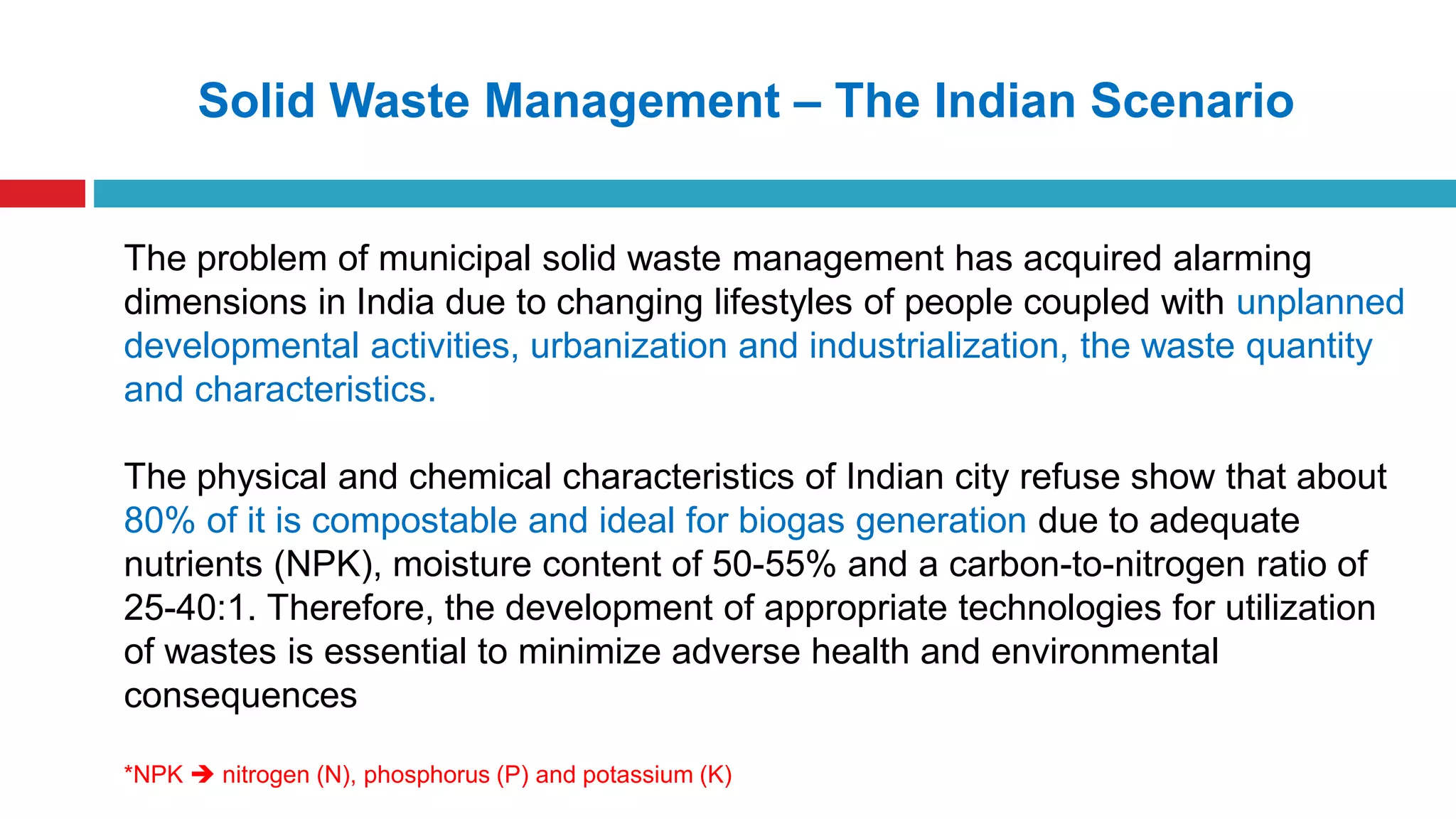 Introduction to Solid Waste Management | PPTX
