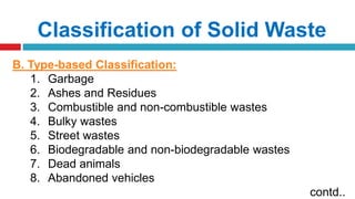 Introduction to Solid Waste Management | PPTX