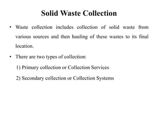 Collection and transport of Solid Waste (Part II)-SWM.pptx