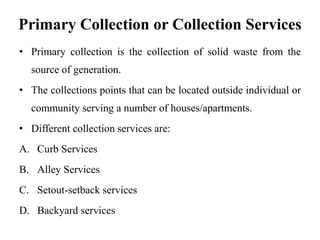 Collection and transport of Solid Waste (Part II)-SWM.pptx