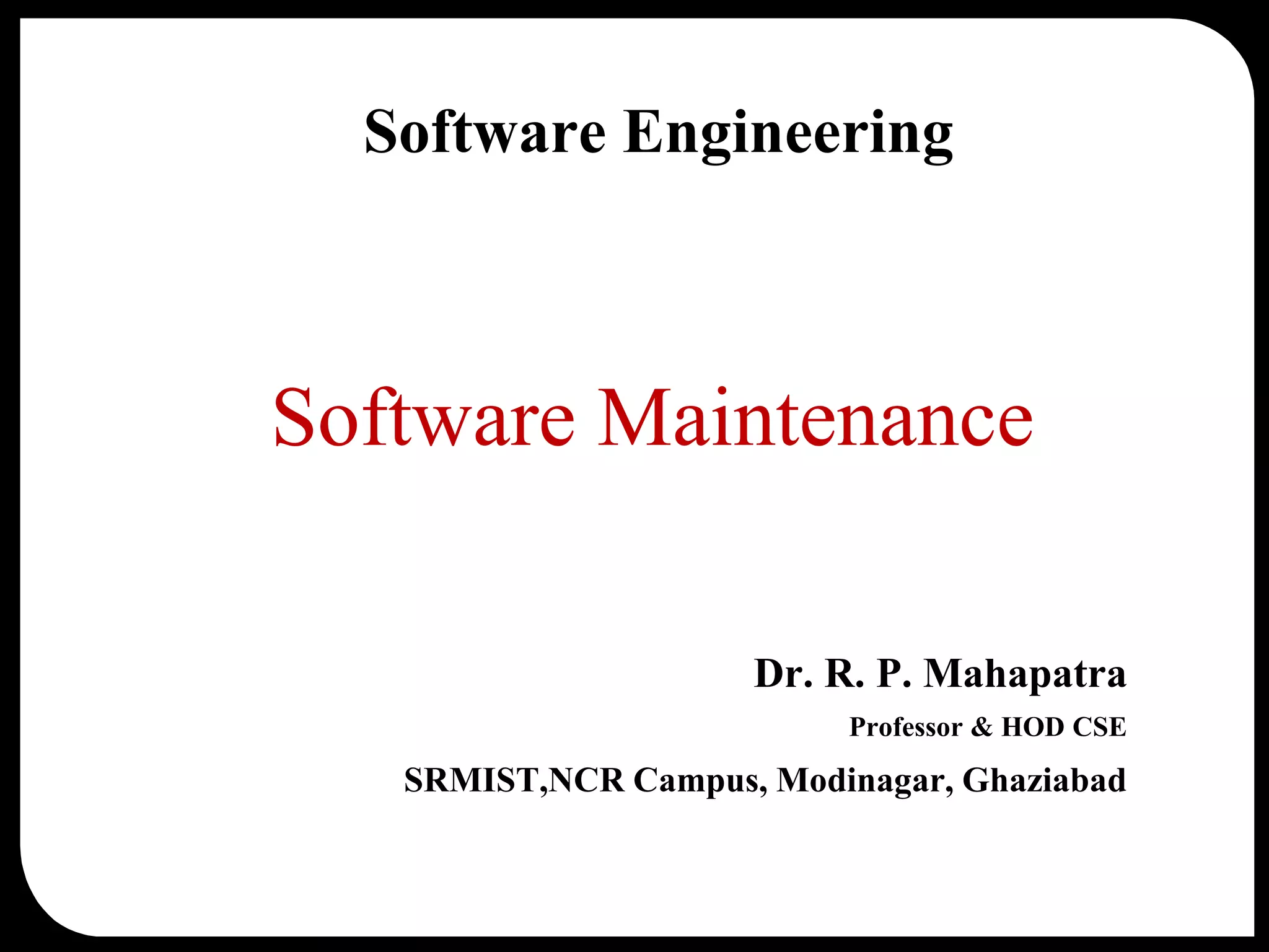Sw Maintenance.ppt