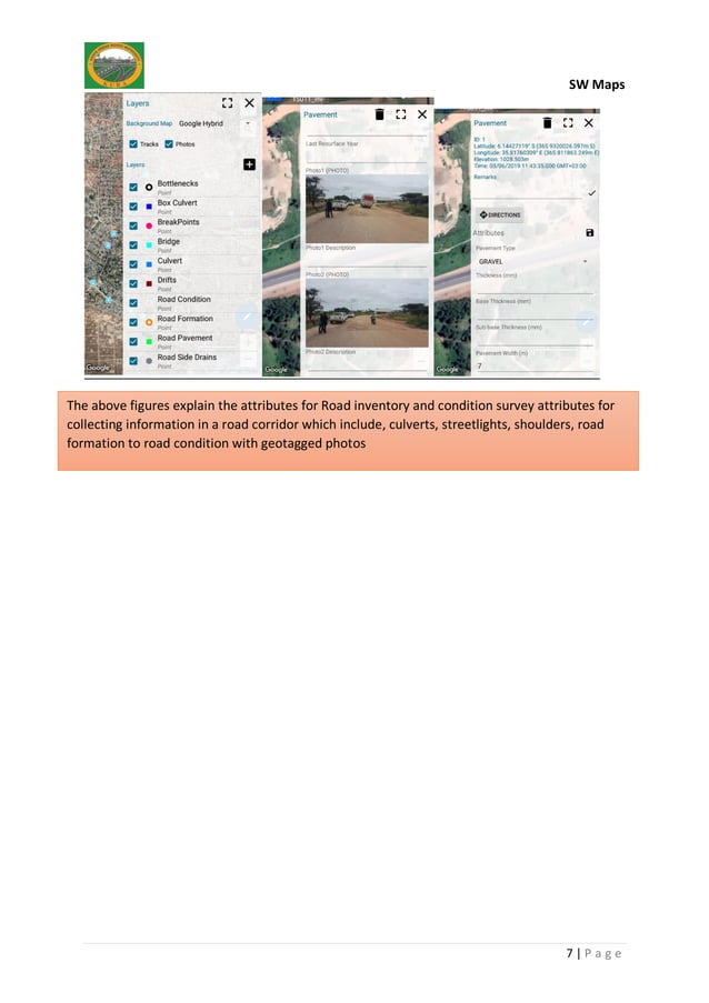 Sw map road inventory and condition survey-kura | PDF