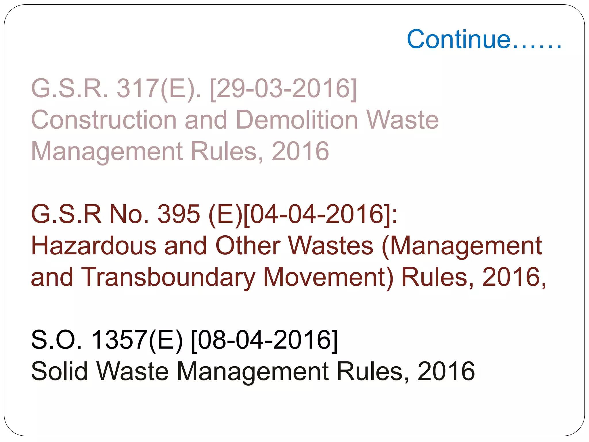 Classification, Characterization & Identification of Hazardous Waste | PPTX