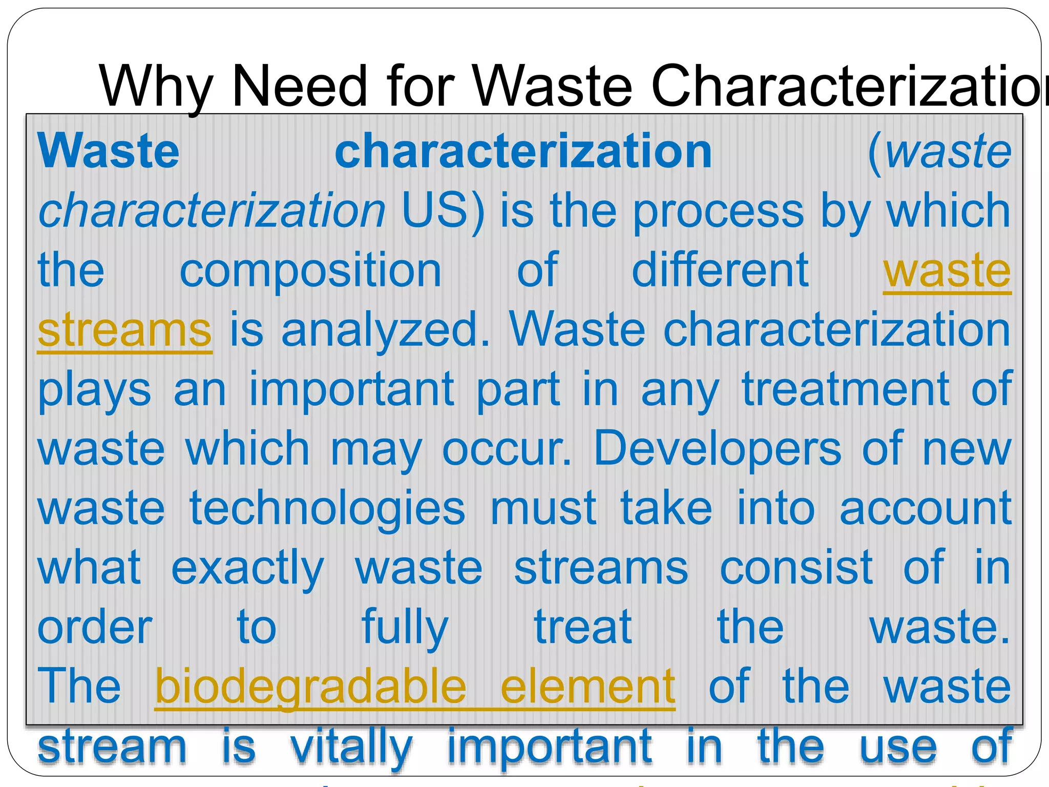 Classification, Characterization & Identification of Hazardous Waste | PPTX