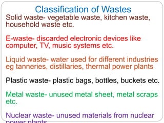 Classification, Characterization & Identification of Hazardous Waste | PPTX