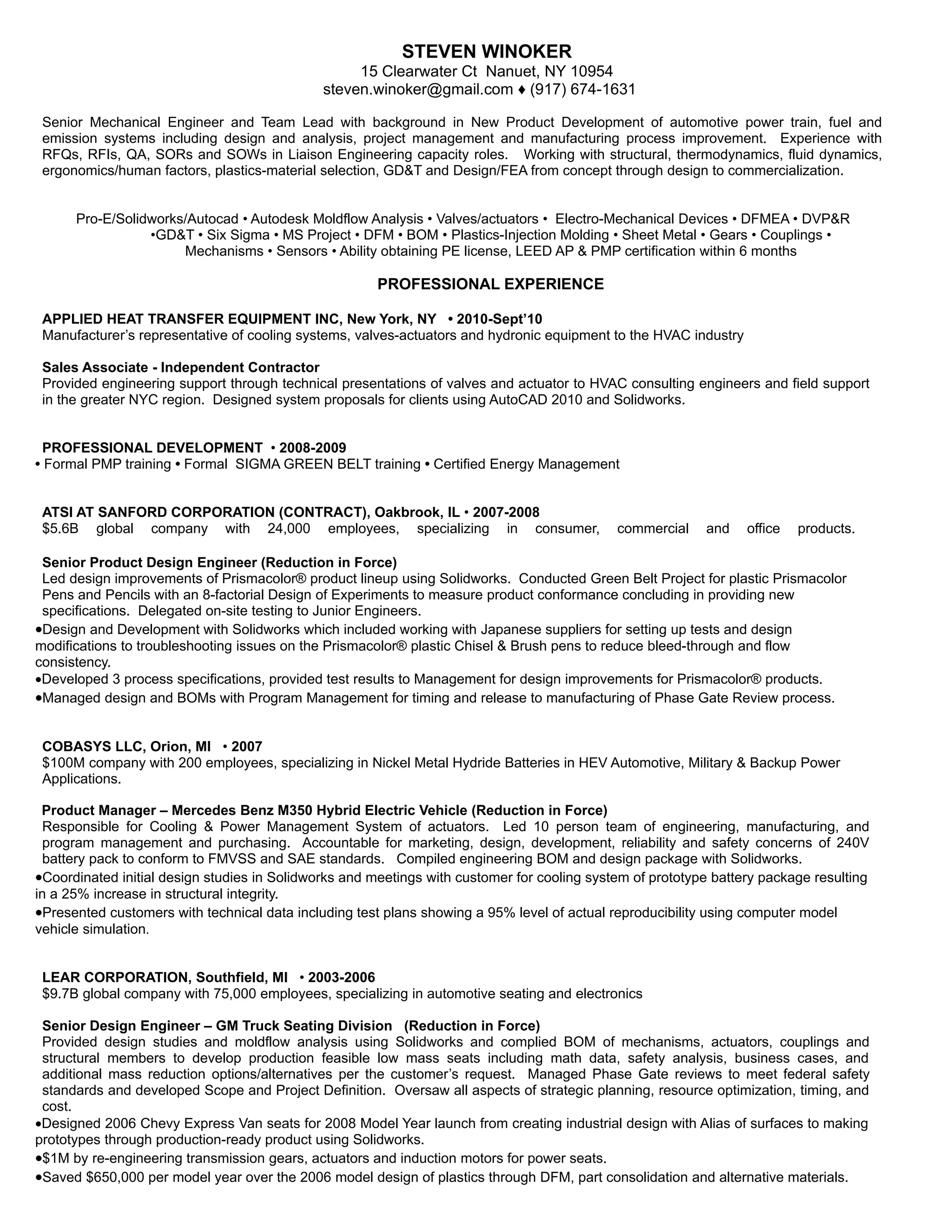 Mech Design Engineer | DOC