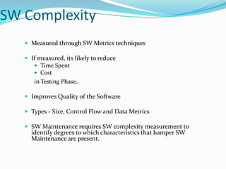 Sw metrics for regression testing | PPT