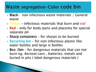 health care Solid waste management | PPT