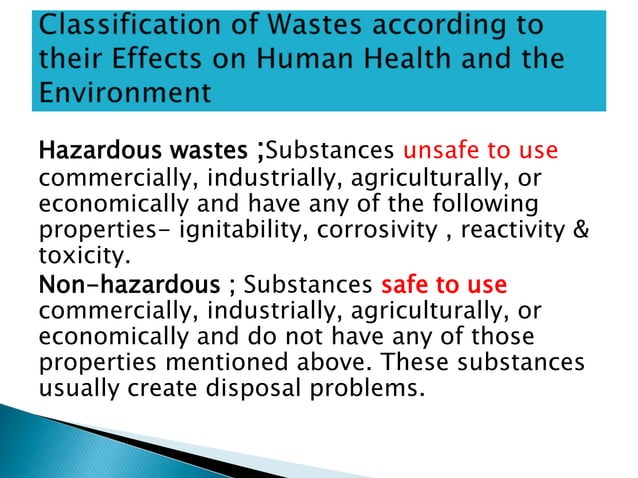 health care Solid waste management | PPT