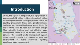 Sustainable Waste Management in Dhaka City | PPT