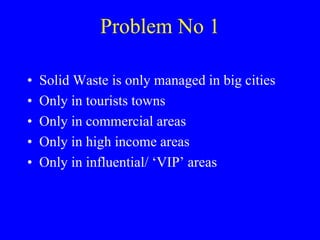 Key Issues in Solid Waste Management | PDF