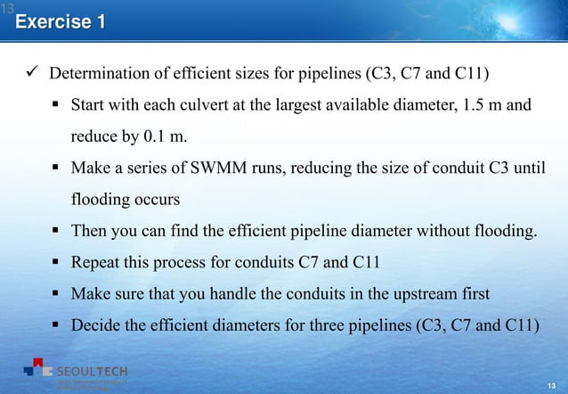 SWMM Example 2 - Change of conduits | PDF