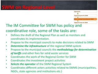 Solid Waste Management and Inter-municipal Cooperation Macedonia | PPTX