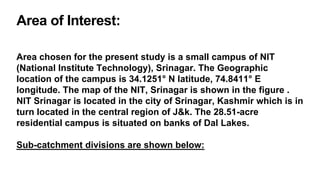 SWMM Presentation.pptx of NIT srinager kashmir | PPTX
