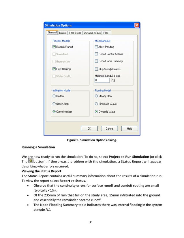 Swmm quick start tutorial | PDF