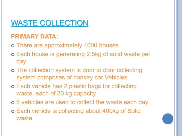 Solid Waste Management of local area of Karachi, Pakistan | PPTX | Indoor Environmental Quality ...