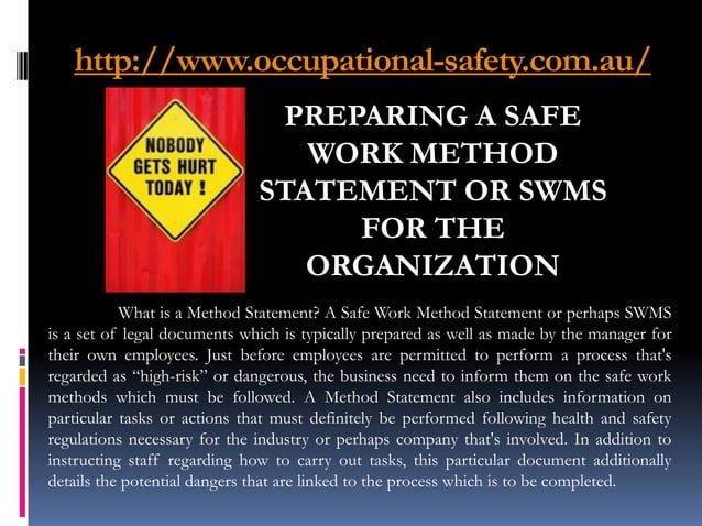 SWMS | PPTX | Resume Writing and Advice | Job Search