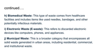 Fundamentals of Solid Waste Management Unit-1.pptx