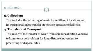 Solid Waste Management Unit-1.2. Types pptx | PPTX