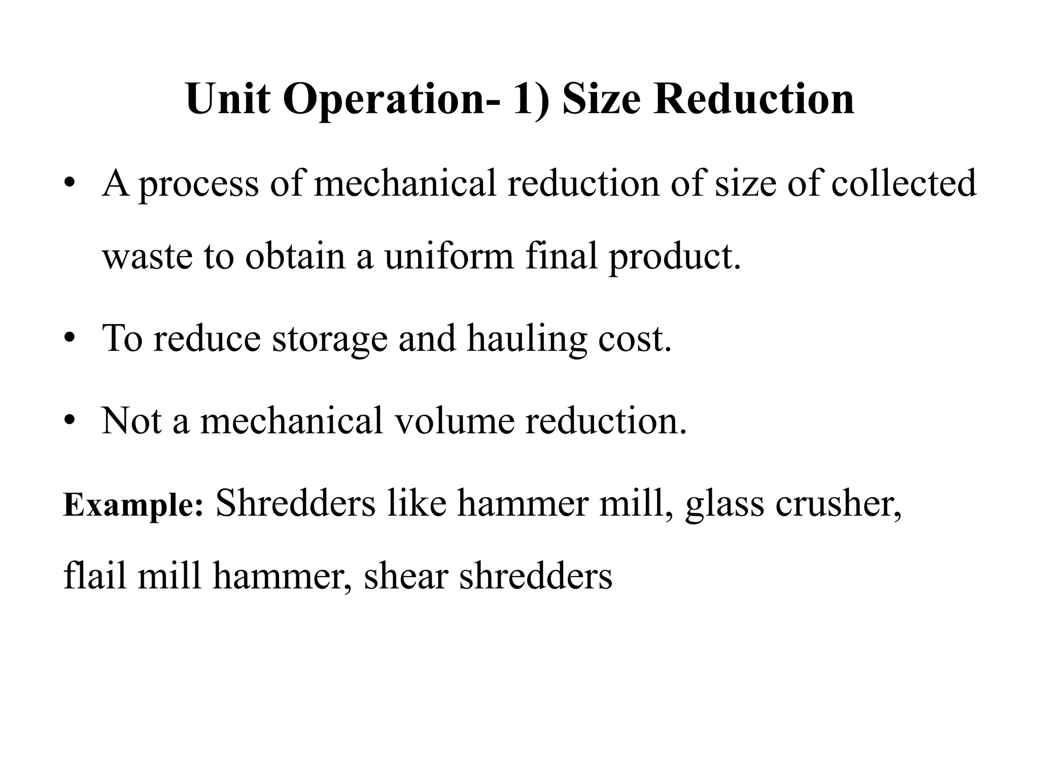 Processing Techniques and Energy Recovery (Part I)-Solid Waste ...