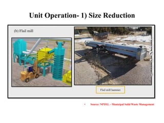 Processing Techniques and Energy Recovery (Part I)-Solid Waste ...