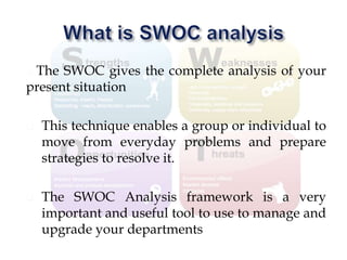 Swoc analysis | PPTX