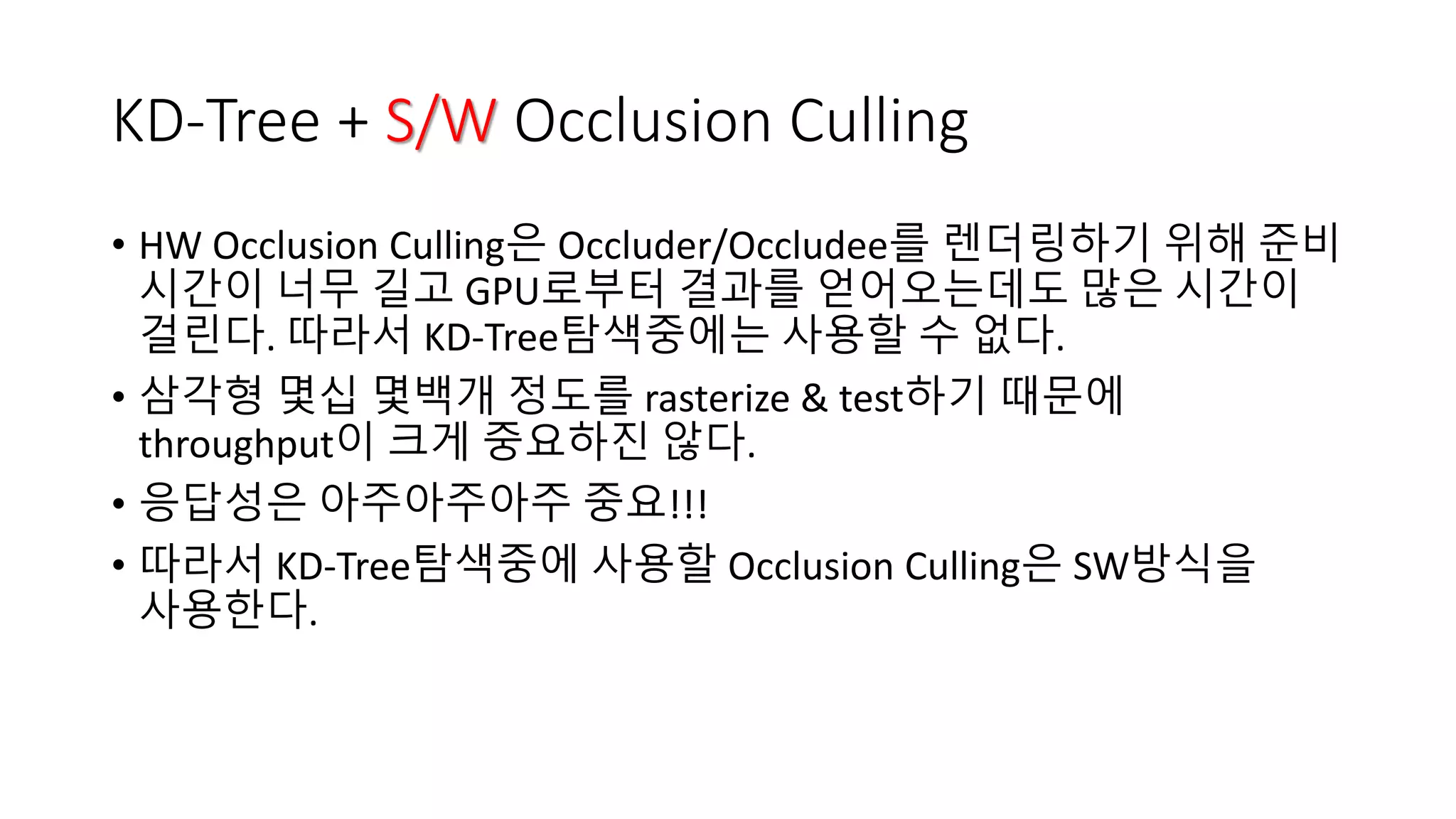 Sw occlusion culling | PDF