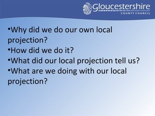 Local Population Projection in Practice - David Cullum | PPT