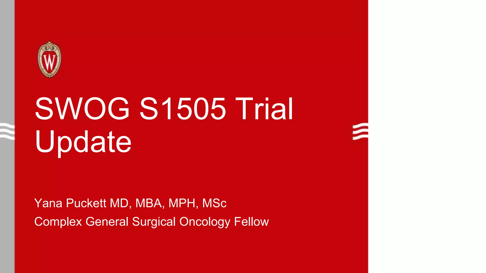 SWOG Trial Update | PPTX