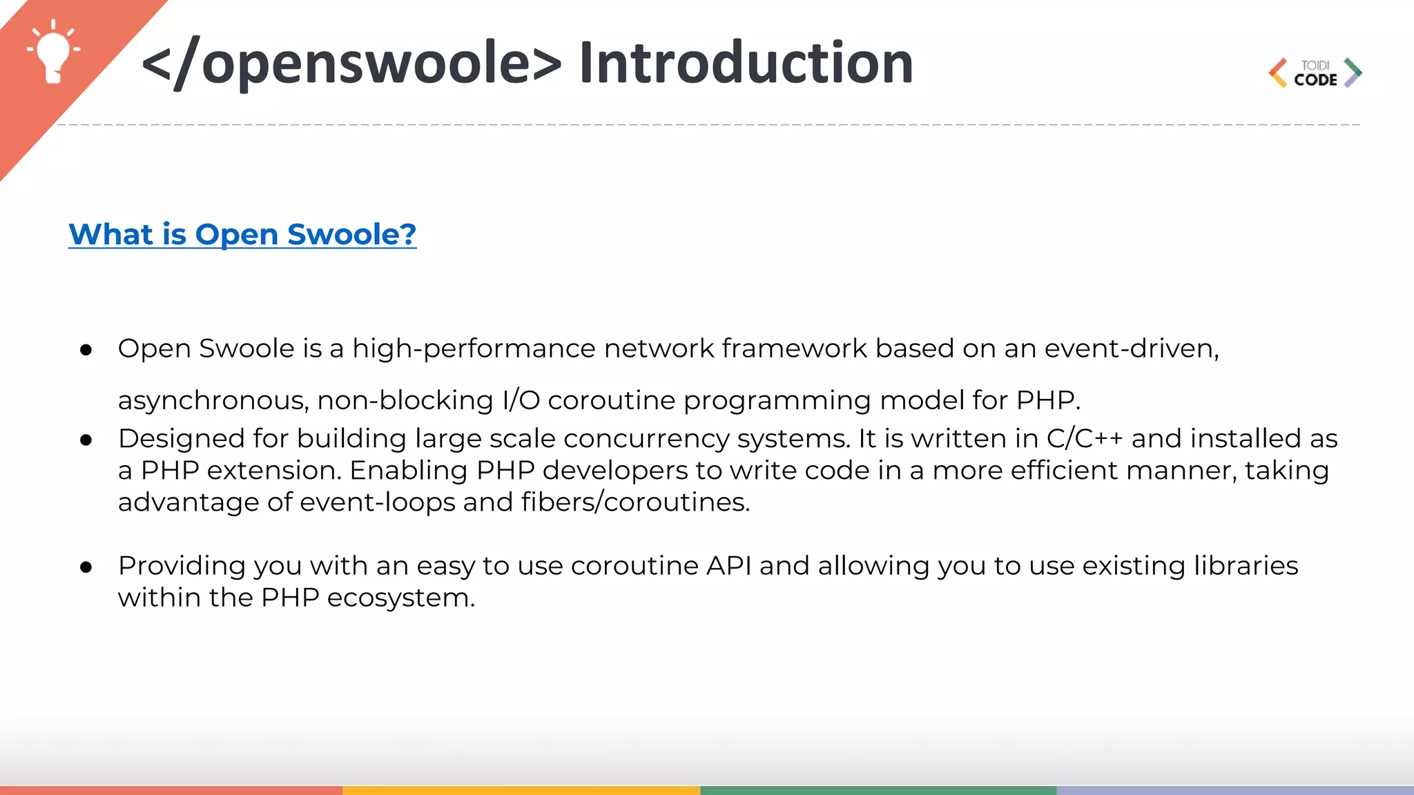 Introduce of open swoole | PPTX