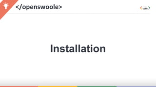 Introduce of open swoole | PPTX