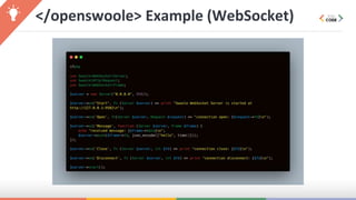 Introduce of open swoole | PPT