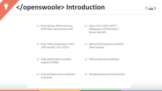 Introduce of open swoole | PPT