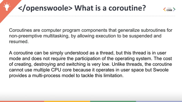 Introduce of open swoole | PPT