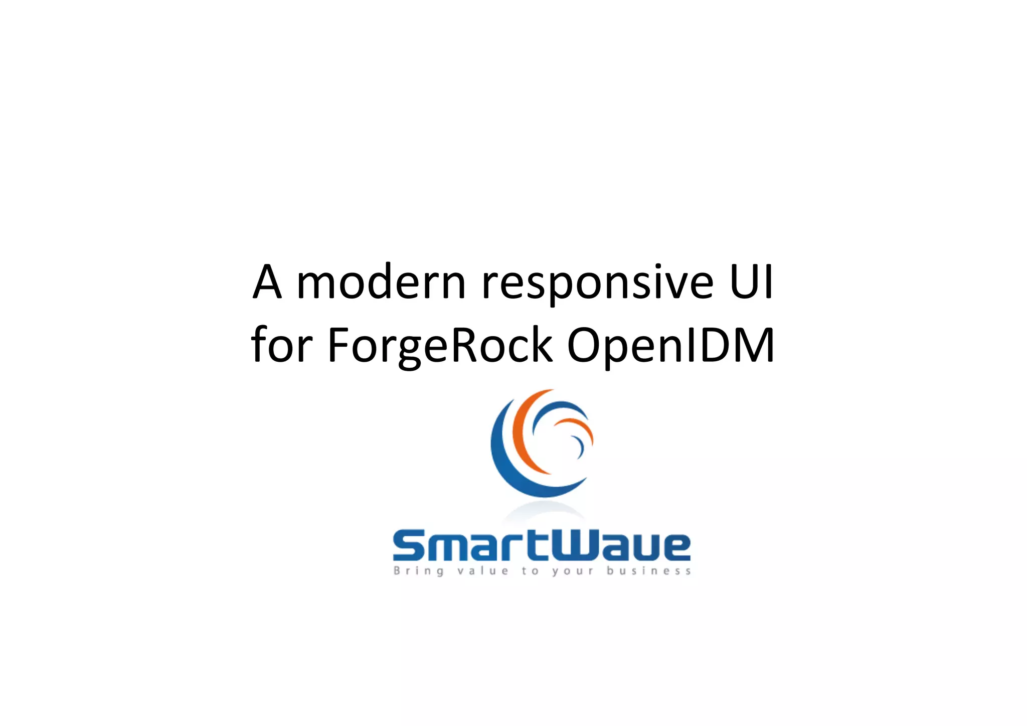 Sw open idm_modern_ui.pptx