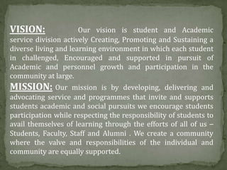 Students Wellfare Office | PPT