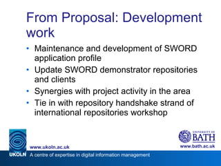 SWORD 3 Kick-off Meeting | PPT